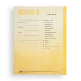 (ADOS®-2) Autism Diagnostic Observation Schedule, Second Edition