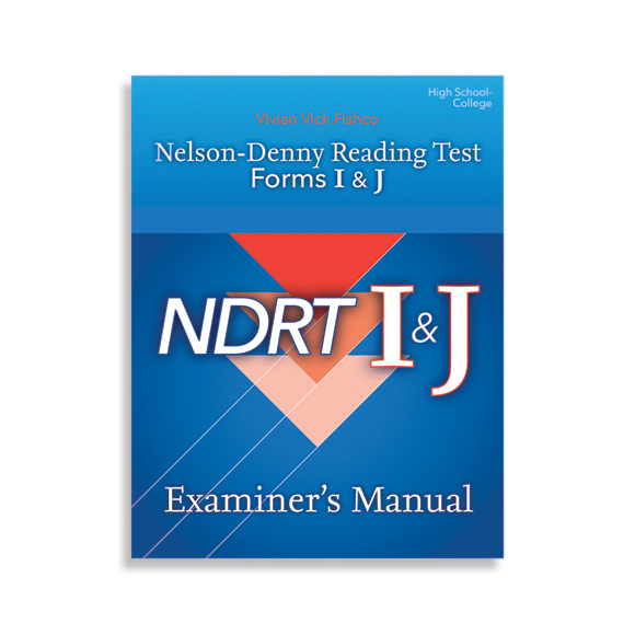 (NDRT) Nelson-Denny Reading Test, Forms I & J