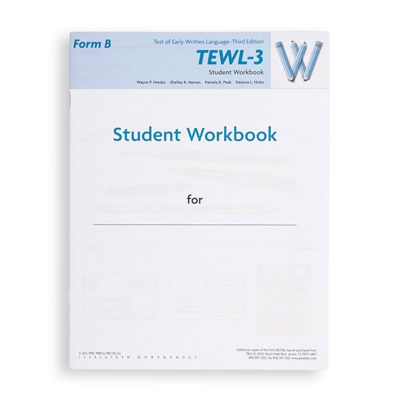 (TEWL-3) Test of Early Written Language, Third Edition