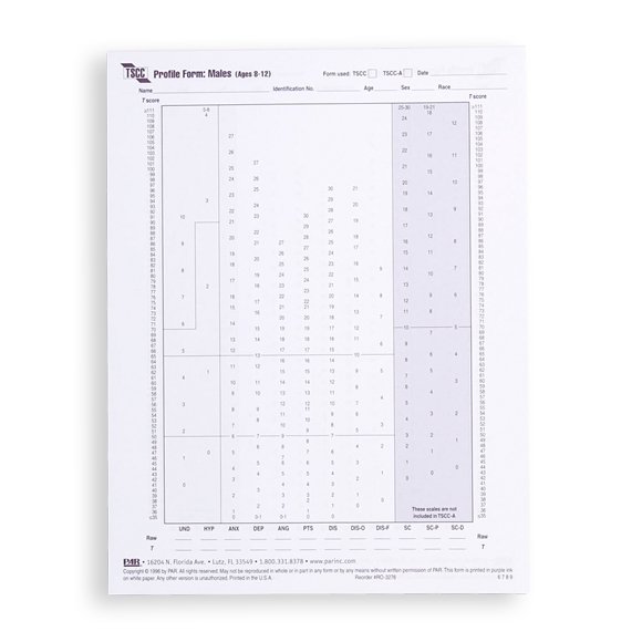 (TSCC) Trauma Symptom Checklist for Children