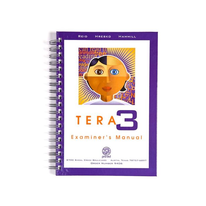 (TERA-3) Test of Early Reading Ability 3