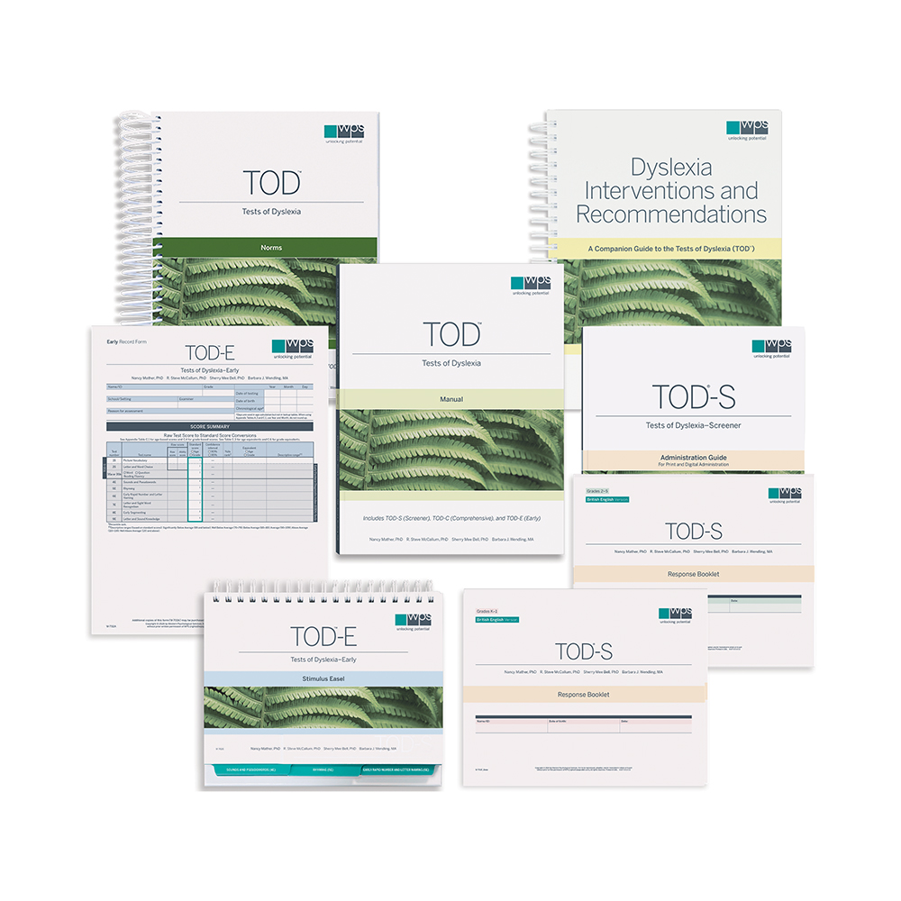 (TOD®) Tests of Dyslexia
