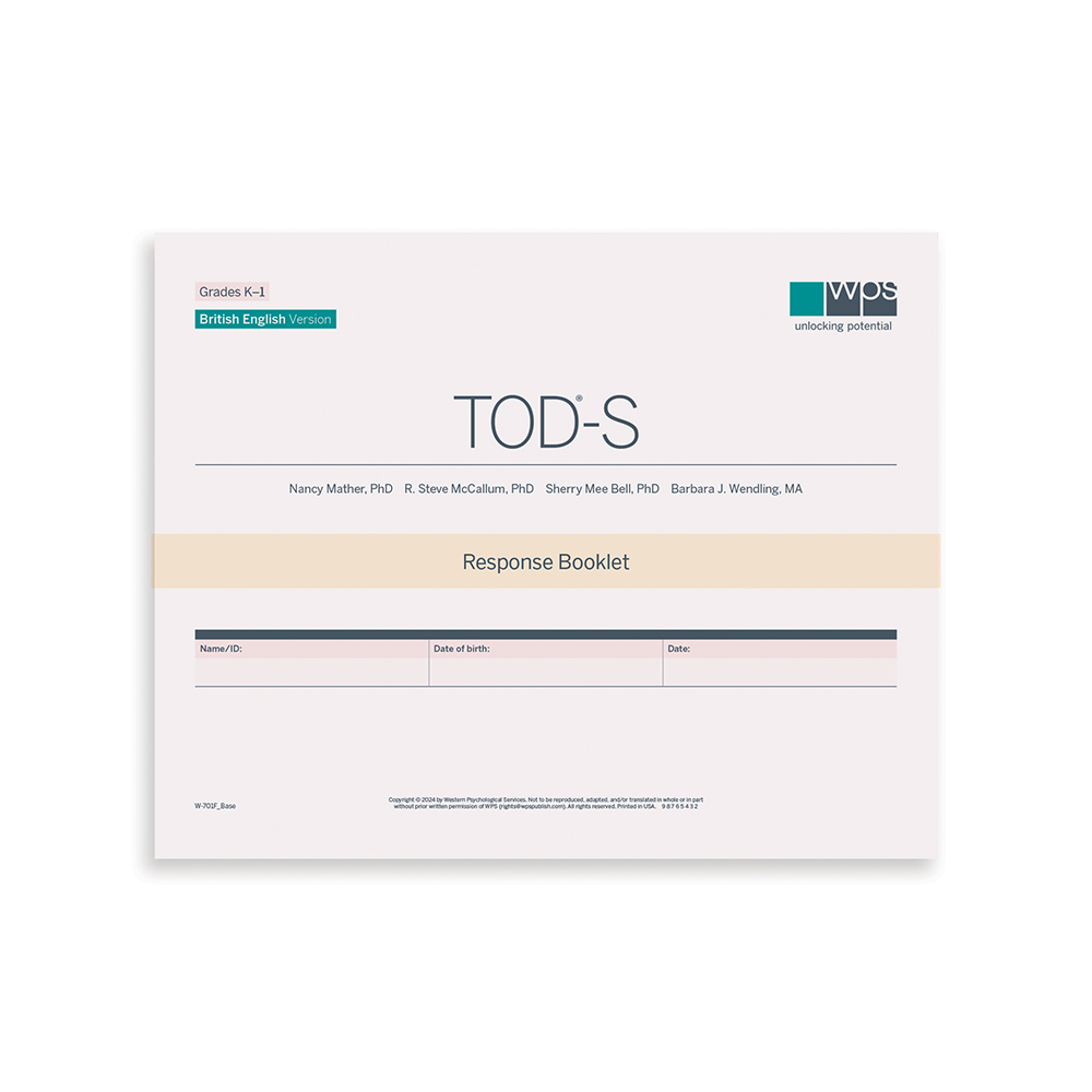 (TOD®) Tests of Dyslexia
