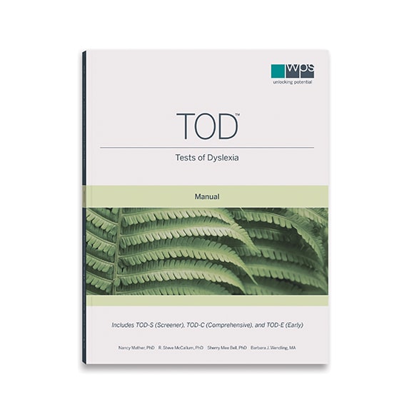 (TOD®) Tests of Dyslexia