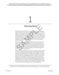 Developmental Profile 4 (DP®-4)