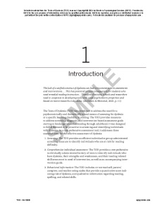 (TOD®) Tests of Dyslexia