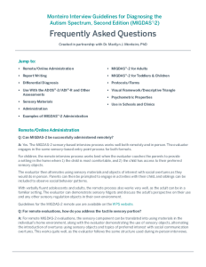 (MIGDAS-2) Diagnosing the Autism Spectrum, Second Edition