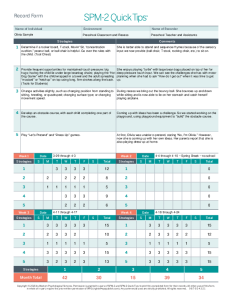 (SPM™-2) Sensory Processing Measure, Second Edition and SPM-2 Quick Tips™